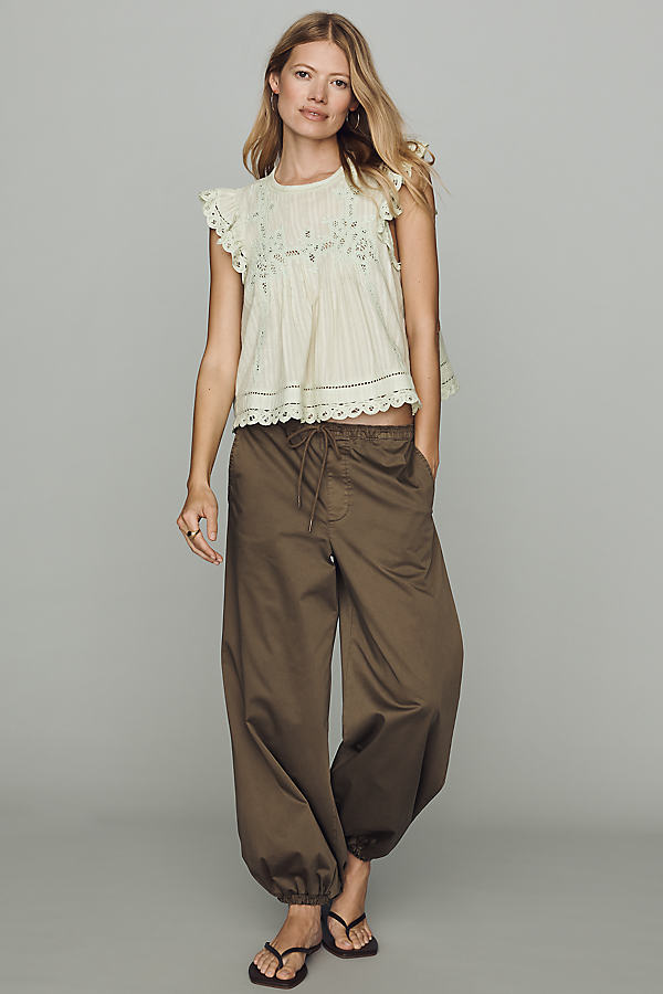 ANTHROPOLOGIE By Anthropologie Lace Flutter Top